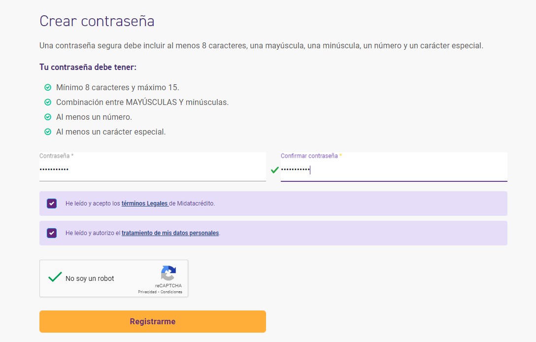 ☎️ Como Registrarte e Ingresar Por Primera Vez a Midatacrédito Guía ...